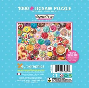 EUROGRAPHICS Puzzle Dortíková oslava v plechové krabičce / 1000 dílků