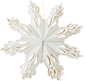 Bílá papírová závěsná dekorace Bloomingville Prato 23 cm