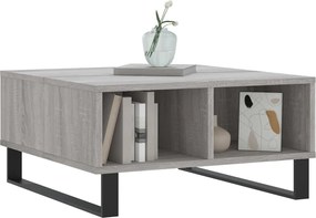 vidaXL Konferenční stolek 60 x 60 x 30 cm kompozitní dřevo [827050] Barva: šedá sonoma