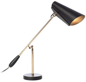 NORTHERN Stolní lampa Birdy, Black / Brass 600