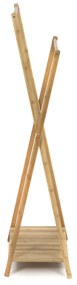 Bambusový věšák na oblečení Compactor Stender Bamboo - dvojitý 60 x 34 x 142/162cm