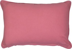 Růžový károvaný polštář s králíčky Rabbio - 45*15*35cm