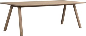 Rozkládací jídelní stůl z dubového dřeva 95x220 cm Clapperton – Rowico