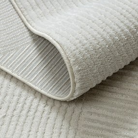 Dywany Łuszczów, Kusový koberec Balance 9086 cream, 80x150, bílá, ložnice