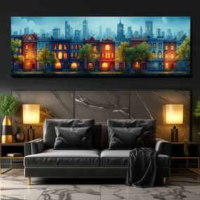 Obraz na plátně - Na předměstí Bostonu FeelHappy.cz Velikost obrazu: 120 x 40 cm