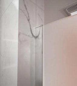 Erga Paris, sprchová zástěna Walk-In 30x200 cm, 8mm sklo námraza, chromový profil, ERG-V02-PARIS-030x200-FR-CR