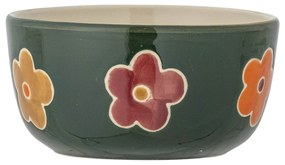 Bloomingville Keramická miska Addy Green 360 ml, zelená barva, keramika