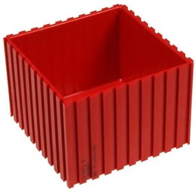 Plastová krabička na nářadí 70-100x100 mm, červená