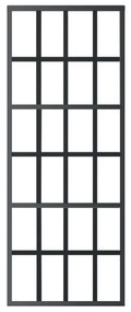 Posuvné dveře ESG sklo a hliník 76 x 205 cm černé - Default Title