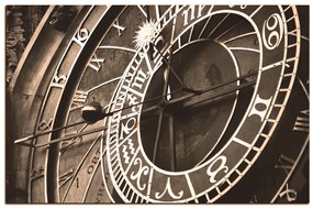 Obraz na plátně - Pražský orloj 1113FA (75x50 cm)