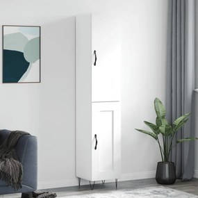Skříň highboard bílá 34,5 x 34 x 180 cm kompozitní dřevo 3199137