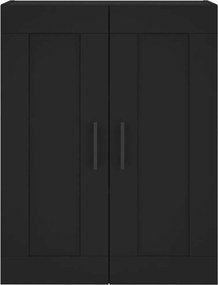 vidaXL Skříň highboard 69,5 x 34 x 180 cm kompozitní dřevo [3199833] Barva: Černá