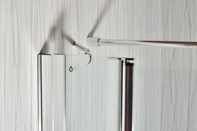 ARTTEC Jednokřídlé sprchové dveře do niky MOON C 13 čiré sklo 111 - 116 x 195 cm XMOO0107