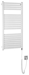 Aqualine - Koupelnový elektrický radiátor TONDI-E 300W/230V 97 cm bílá DE450T