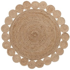 OnaDnes -20% Přírodní jutový koberec Kave Home Coss 150 cm