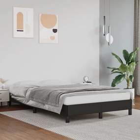 Rám postele bez matrace černá 120x190 cm umělá kůže 3269619