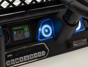 Ramiz Elektrické autíčko Toyota FJ Cruiser bílé + ovladač + pohon 4x4 + LED a audio + EVA kola + plynulý rozjezd