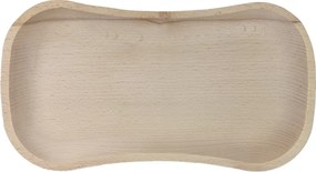 AMADEA Dřevěný servírovací podnos, masivní dřevo, 30 cm