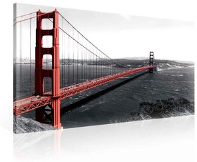 Postershop Obraz na plátně: Golden Gate Bridge (3) - 75x100 cm