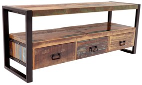furniture-nabytek.cz - TV stolek z recyklovaného mangového dřeva 150x60x45