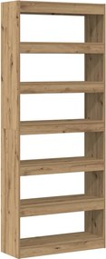 Knihovna 6 úrovní 80 x 30 x 198 cm Kompozitní dřevo 3333922
