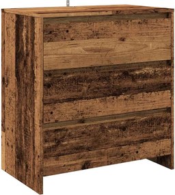 3dílný Příborník starého dřeva kompozitní dřevo 3329179