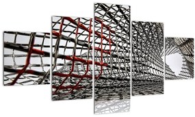Obraz železné konstrukce (125x70 cm)