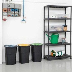 Koš na tříděný odpad Eco 3 Master 50 l BLACK, 3 ks