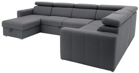 Casarredo - Komfort nábytek Rozkládací sedací souprava do U SELECT levá, látky A1 | barva: N10 natural,potah: neat 95