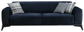 Atelier del Sofa 3-místná pohovka Lisa - Navy Blue, Modrá