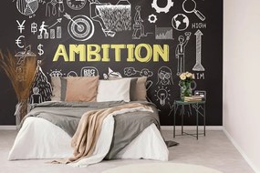 Tapeta motivační tabule - Ambition - 225x150