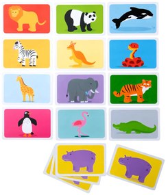 Bigjigs Toys Snap! Divoká zvířátka