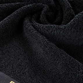 FROTÉ RUČNÍK EVA MINGE VENUS 70X140 CM ČERNÁ