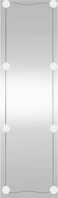 Nástěnné zrcadlo s LED osvětlením 30 x 100 cm sklo obdélníkové 3189151