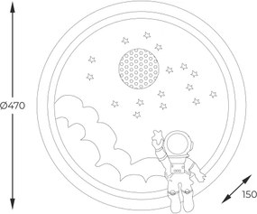 Zuma Line MX4020-1-DWD - LED Stropní svítidlo FOCUS LED/42W/230V 3000/5700K