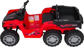 Elektrická čtyřkolka Quad Sport TX 4×4 červená