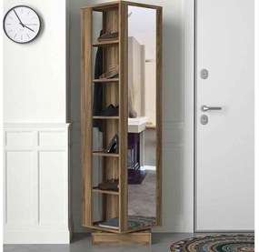 Designová předsíňová stěna Ramya 180 cm vzor ořech