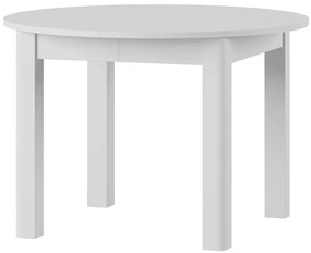 Jídelní rozkládací stůl Uran 01 110/160 cm bílý