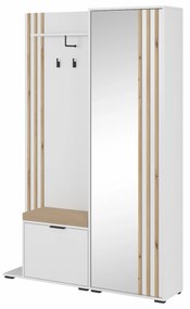 Předsíň NELLY - bílá + dub artisan