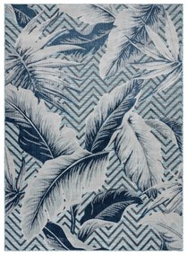Dywany Łuszczów Kusový koberec Botanic 65242 Feathers aqua – na ven i na doma - 157x220 cm