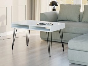 Casarredo - Komfort nábytek Konferenční stolek LEIRIA bílá lesk