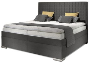 New Design Rialto Boxspring 200x200cm šedá