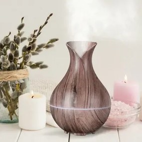 SIXTOL Bloom šedé dřevo / Aroma difuzer / 200ml / 6 W / Automatické vy