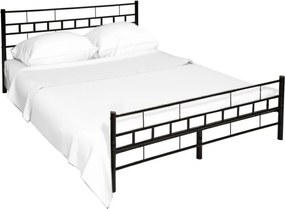 Postel, černá, 160x200, TAJGI Kondela 0000264381