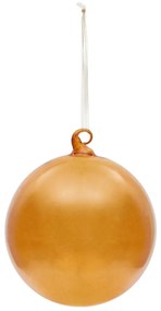 OnaDnes -20% Oranžová vánoční ozdoba Kave Home Aucan 15 cm