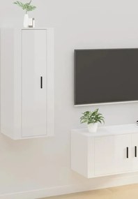 vidaXL Nástěnná TV skříňka 40x34,5x100 cm [816683] Barva: Černá
