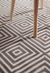 ELLE Decoration, Kusový koberec Perles 106190 Cream Grey z kolekce Elle, 200x280, šedá, ložnice