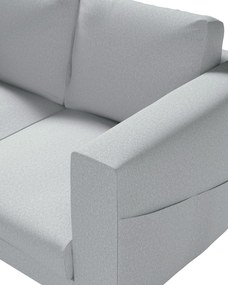 Potah na pohovku IKEA Norsborg 2-místná barva šedá látka pletený vzor
