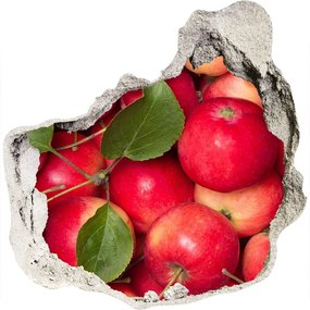 Wallmuralia Samolepící nálepka Červená jablka 75x75 cm