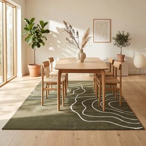 Zelený koberec 200x290 cm Pulse – ESTE